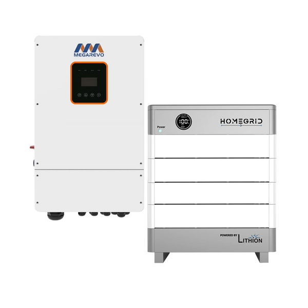 Megarevo 10kW + 19.2kWh HomeGrid 48V Solar Battery Kit – US Solar Supplier