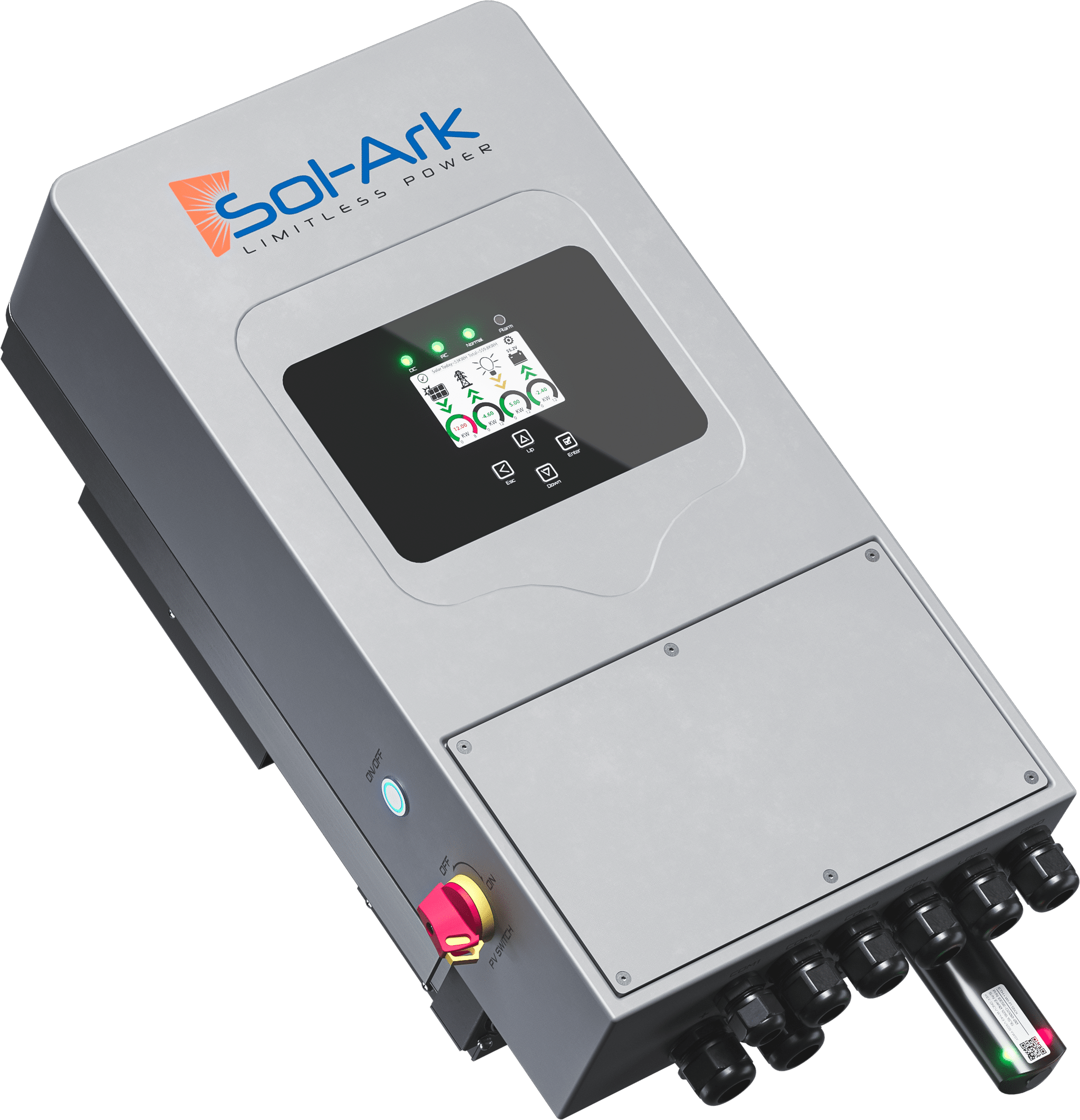 Sol-Ark 5kW Hybrid Inverter 5K-1P-N - 120/230V Versatility – US Solar ...