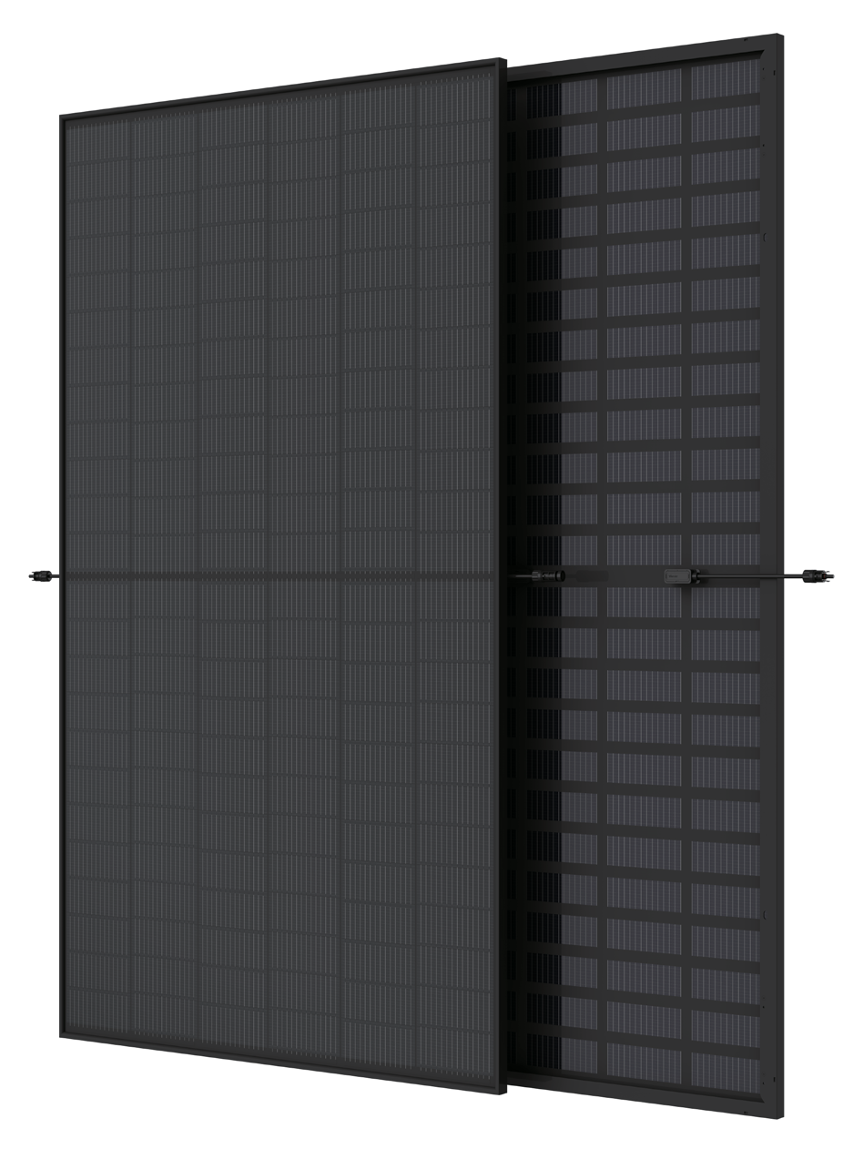 Trina Solar Vertex S+ 400W All Black TOPCon Bifacial Mono Solar Panel ...