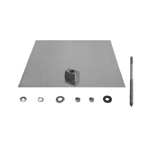 IronRidge QMLC-A-12 Classic Shake Mount, Mill. – US Solar Supplier